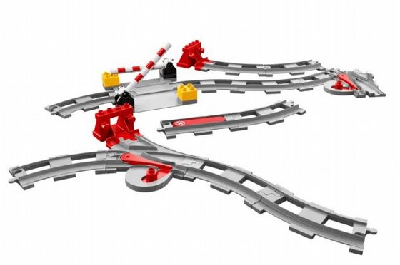 לגו דופלו פסי רכבת 10882 Lego | לגו סיטי | לגו