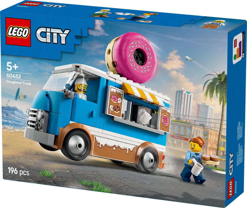 לגו סיטי - משאית סופגנייה 60452 Lego City | לגו סיטי | לגו