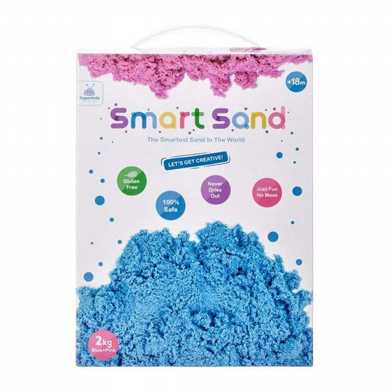 Smart Sand חול מיוחד לעיצוב ופיסול 2 קילו | חול קינטי | במבינו | 02-5819787